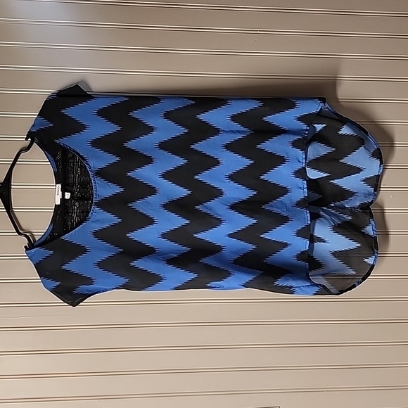 BONGO | Tops | Sheer Bongo Asymmetrical Top With Lace Back | Poshmark